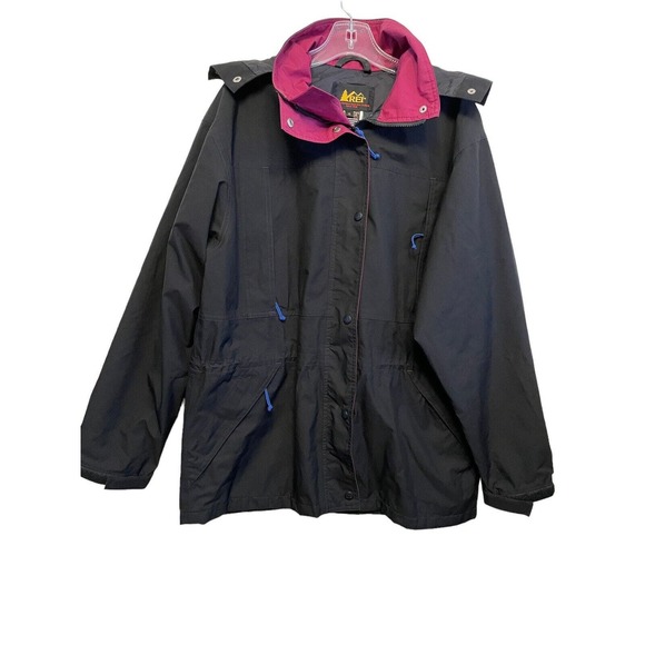 REI | Jackets & Coats | Vintage Rei Goretex Rain Jacket Hooded Women ...